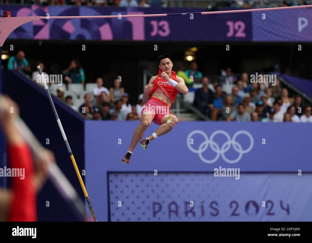 Paris, France. 3rd Aug, 2024. Yao Jie of China competes during the men ...