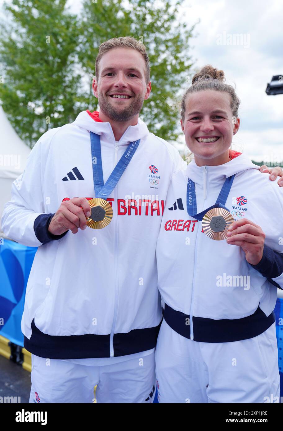 Brother and sister Tom and Emily Ford, who won Gold in the Men's Eight Final and Bronze in the ...