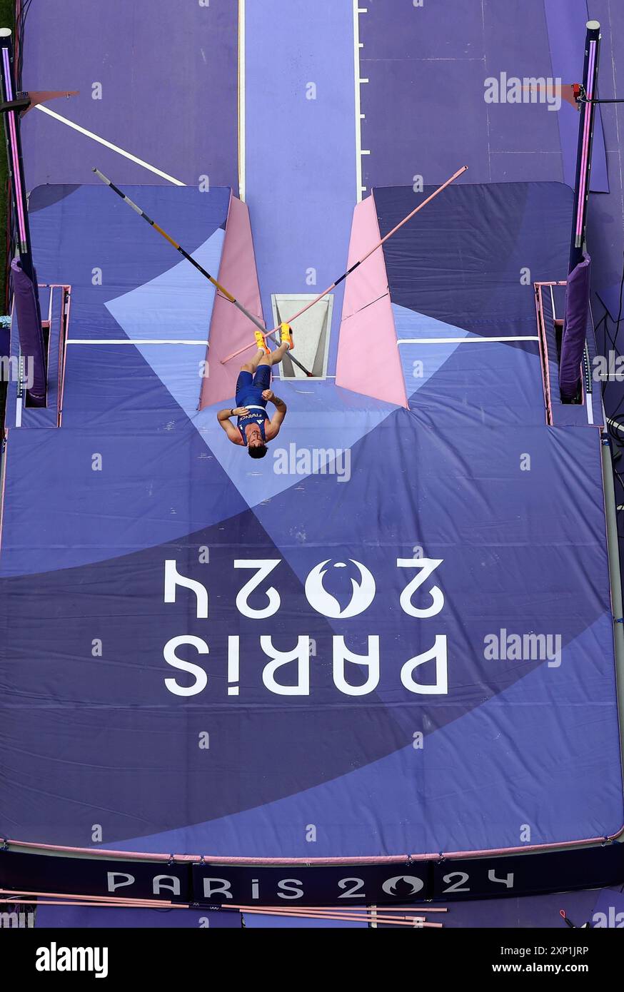 Paris, France. 3rd Aug, 2024. Thibaut Collet of France competes during ...