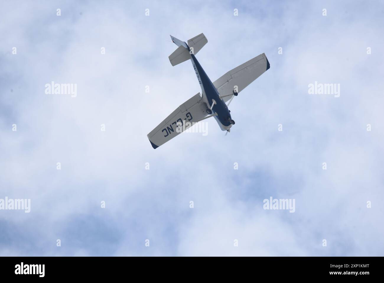 Pictures show a light aircraft, a Cessna 152, aircraft recognition G ...