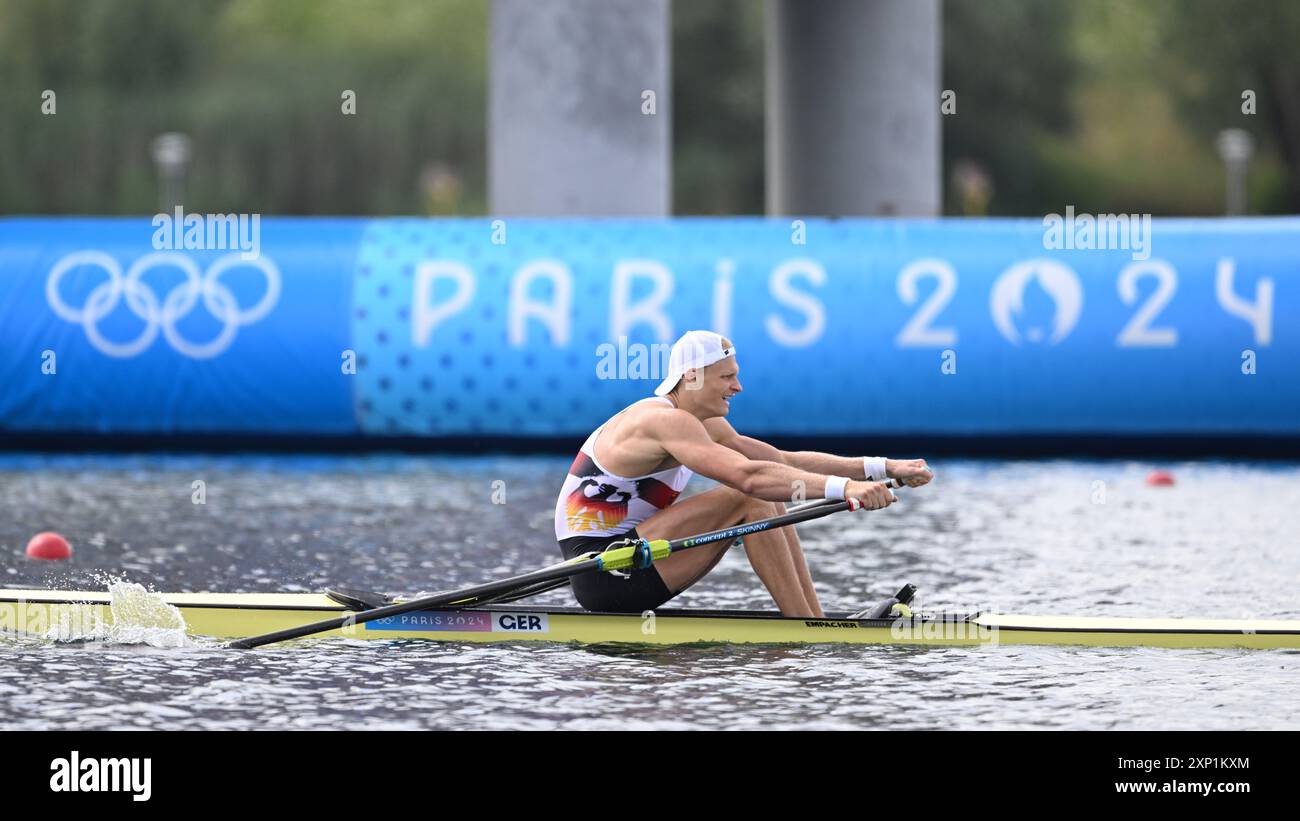 Vaires Sur Marne, France. 03rd Aug, 2024. Olympics, Paris 2024, Rowing ...