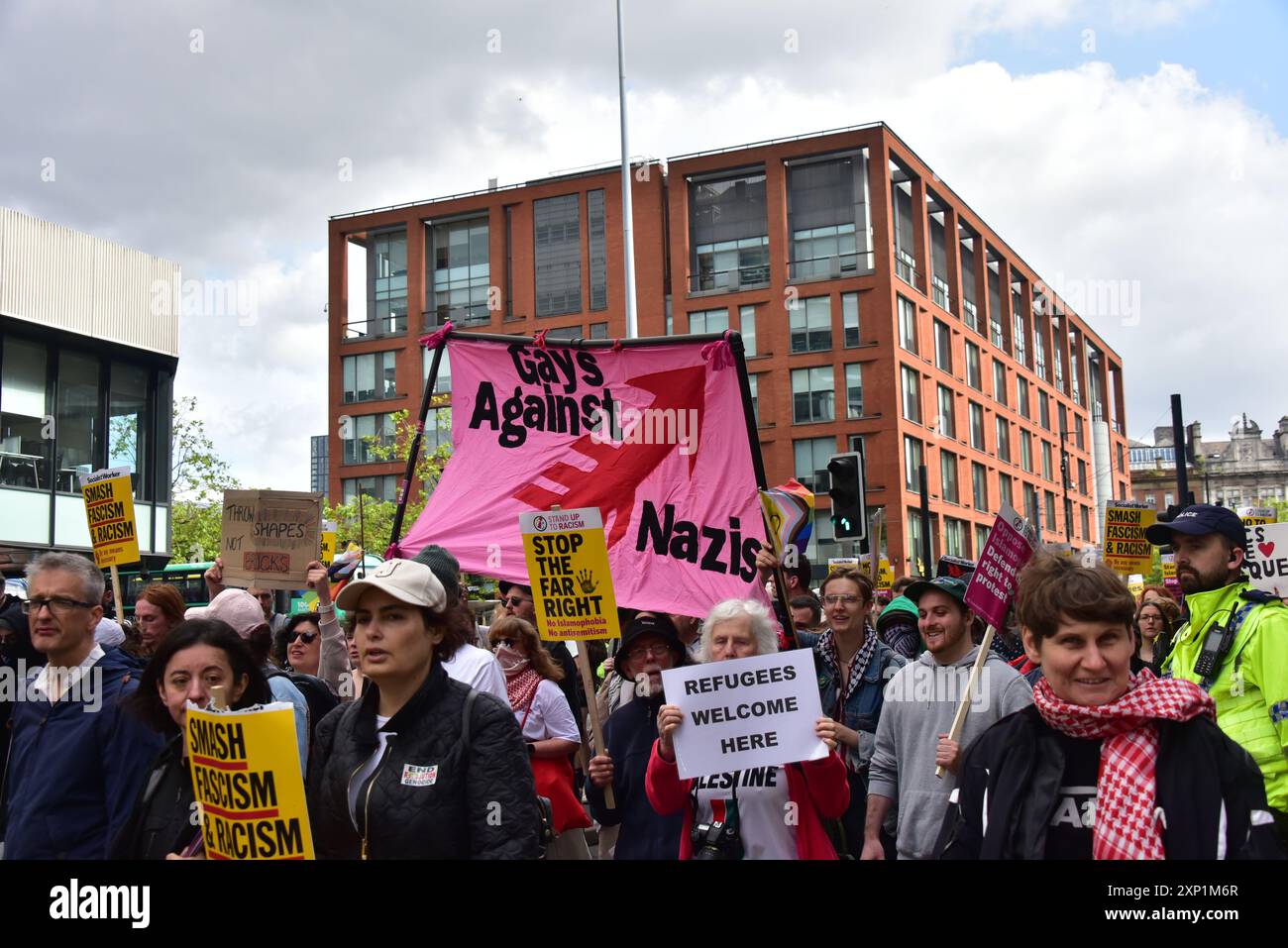 Southport protest 2024 august counter hi-res stock photography and ...