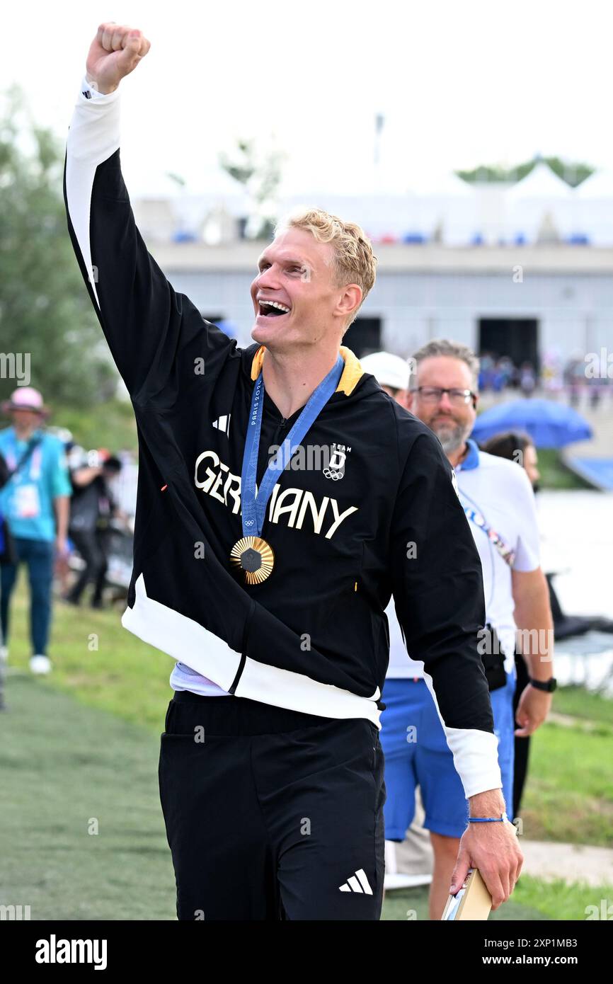 Vaires Sur Marne, France. 03rd Aug, 2024. Olympics, Paris 2024, Rowing ...