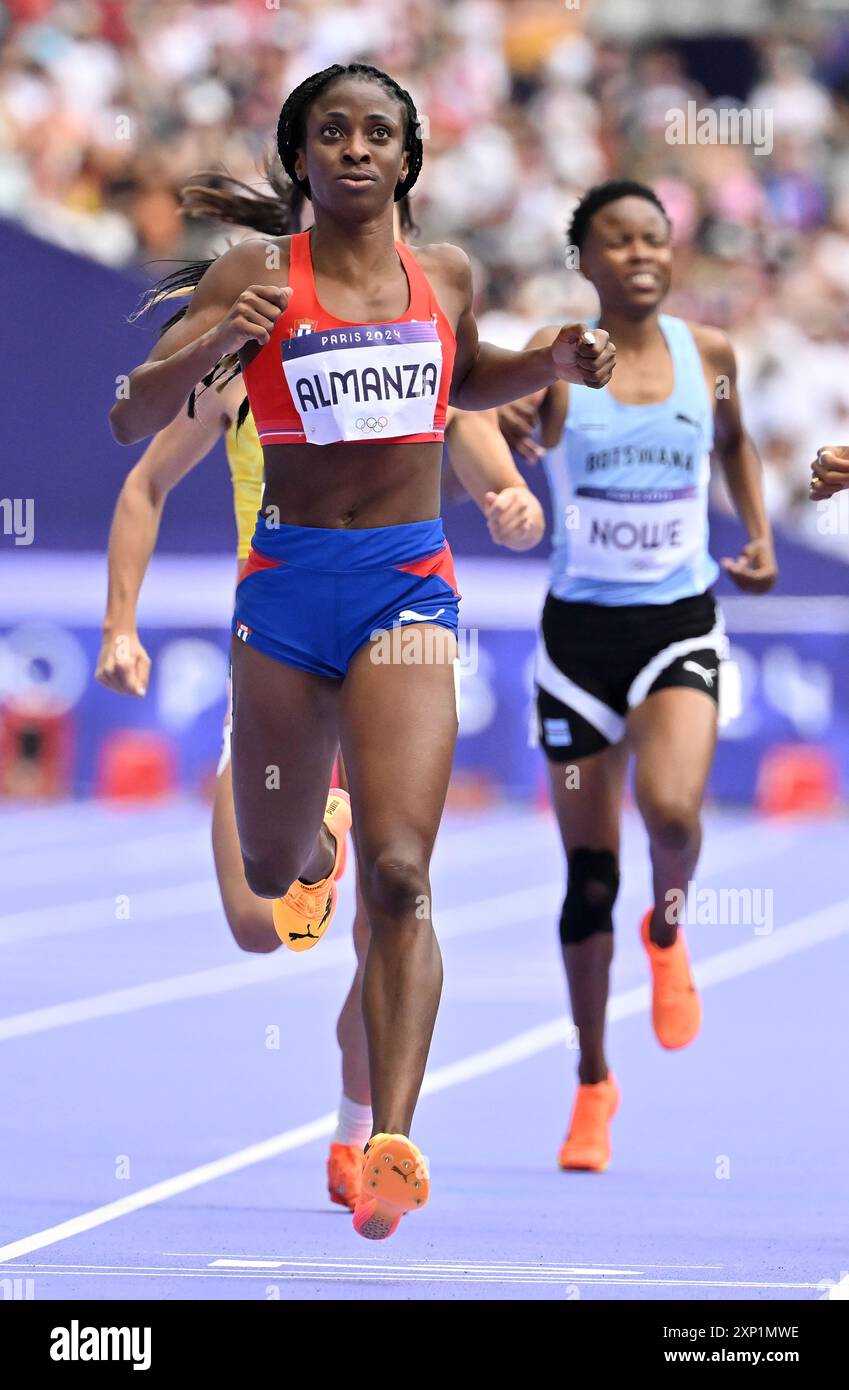 Paris, France. 2nd Aug, 2024. Rose Mary Almanza (front) of Cuba ...