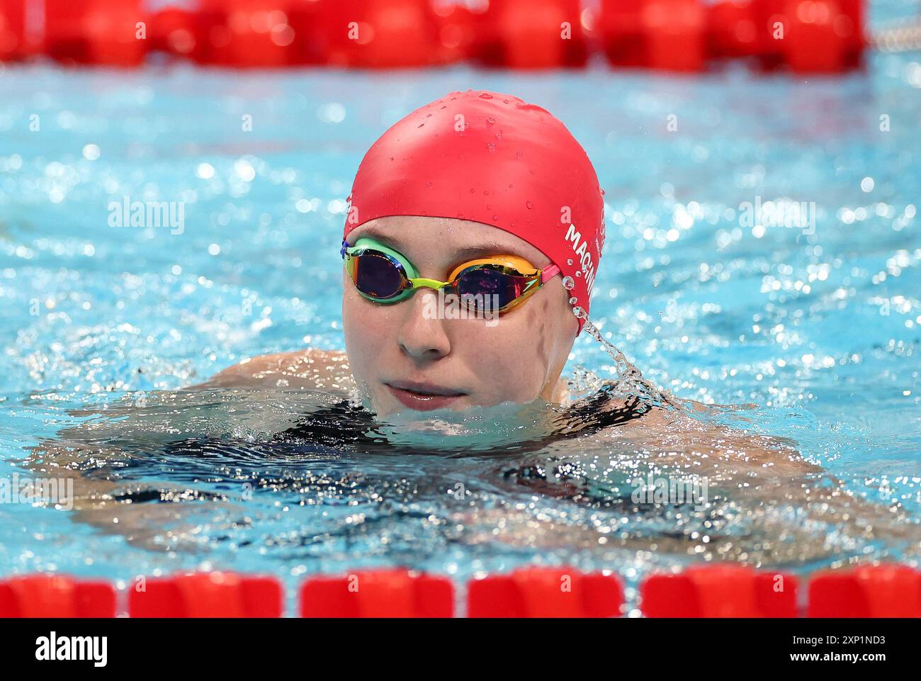 Great Britain's Keanna Louise Macinnes after the Women's 4 x 100m Medley Relay Heat 2 at the ...