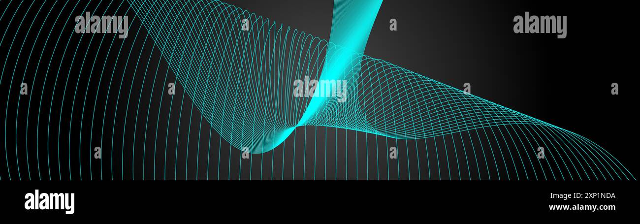 Abstract digital wave of particles. Futuristic point wave. Technology ... Abstract digital wave of particles. Futuristic point wave. Technology ...