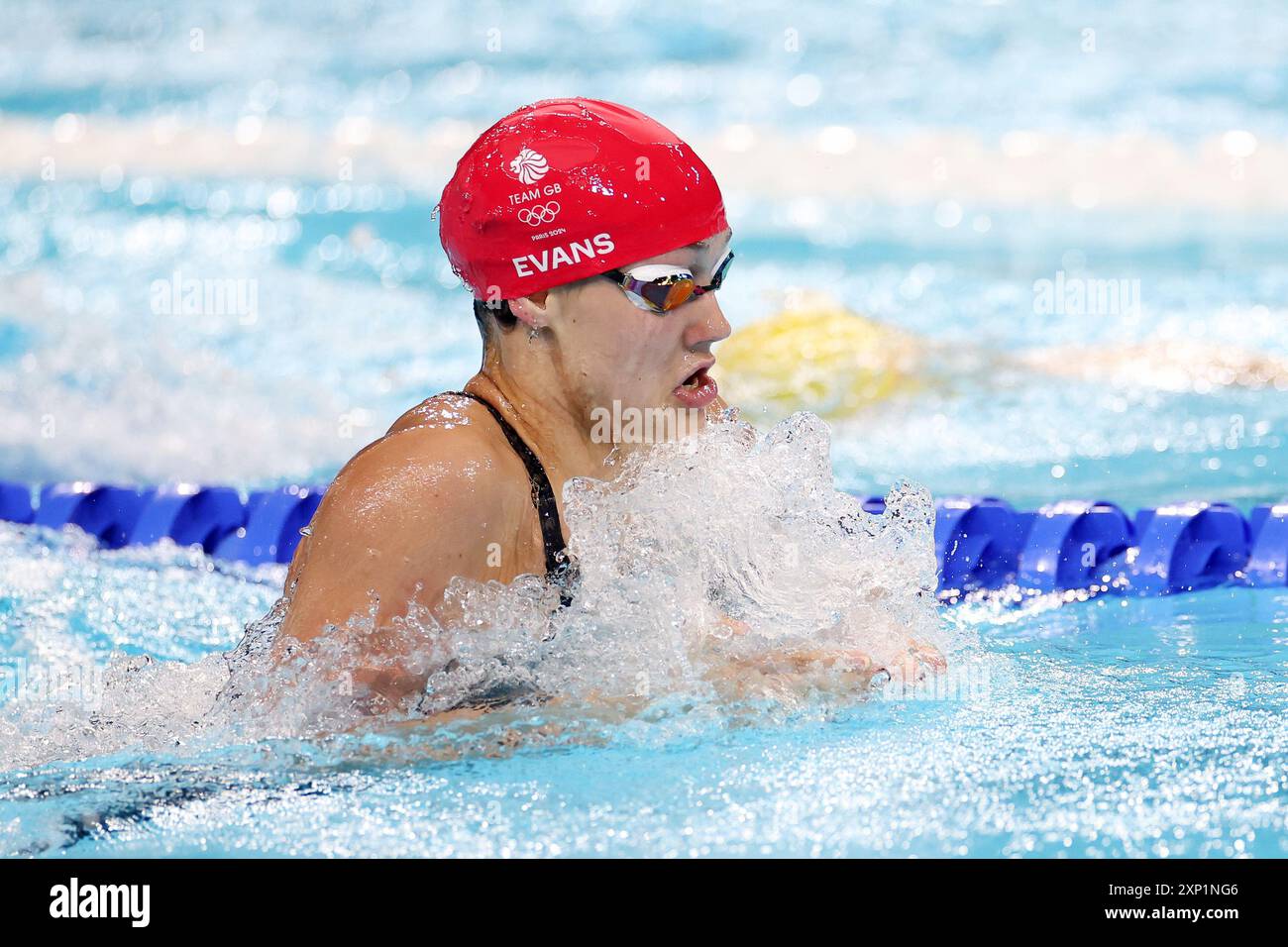 Great Britain's Angharad Evans competes in the Women's 4 x 100m Medley ...