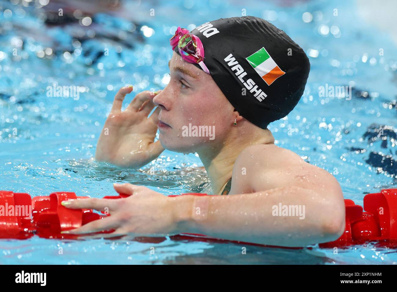Ireland's Ellen Walshe after competing in the Women's 4 x 100m Medley ...