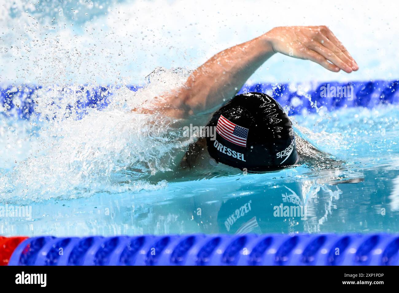 Caeleb Dressel of United States of America competes in the swimming 50m ...