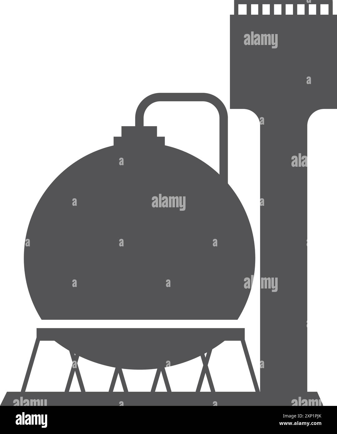 Chemical process plant Black and White Stock Photos & Images - Alamy