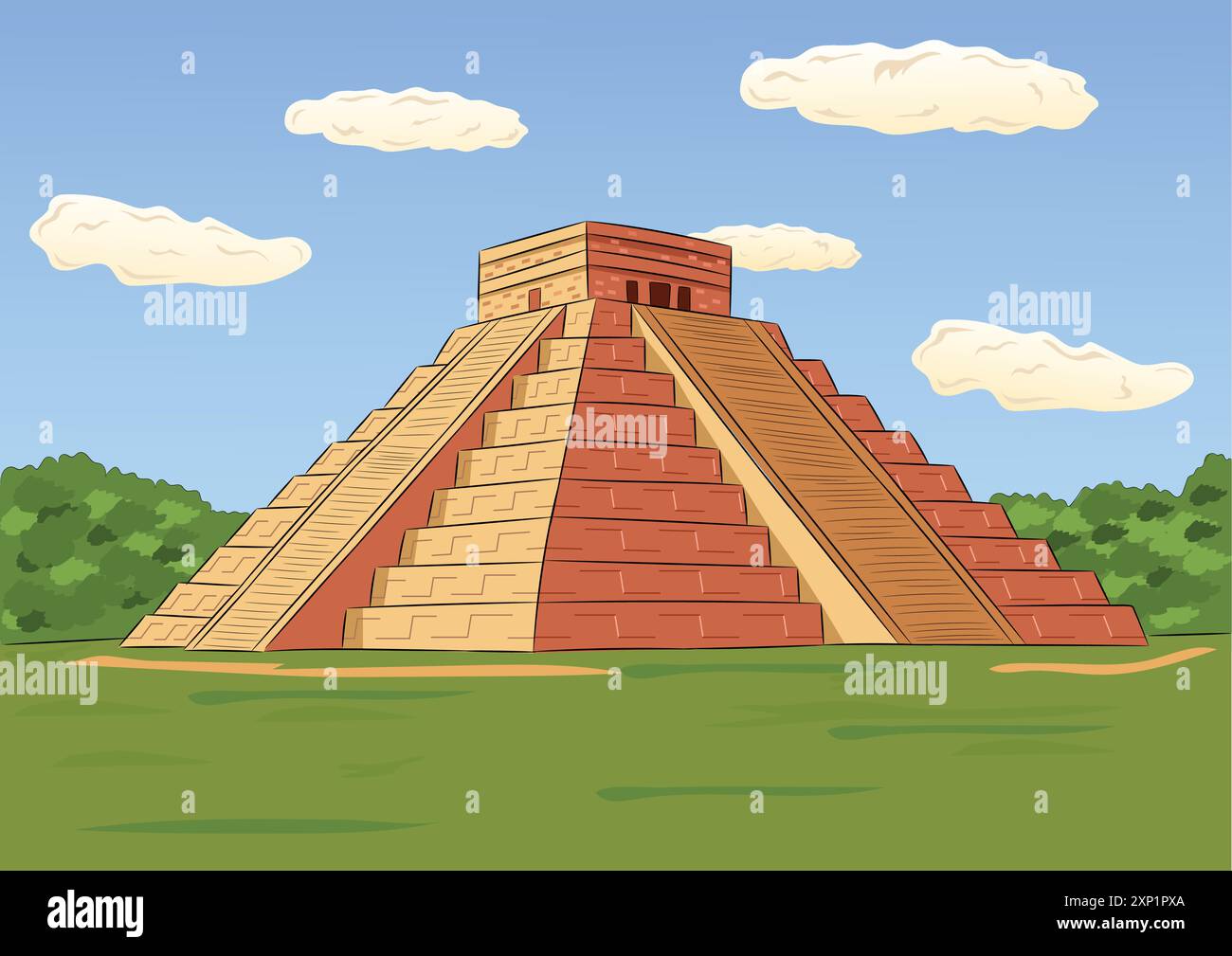 Ancient buildings and temples Stock Vector Images - Alamy