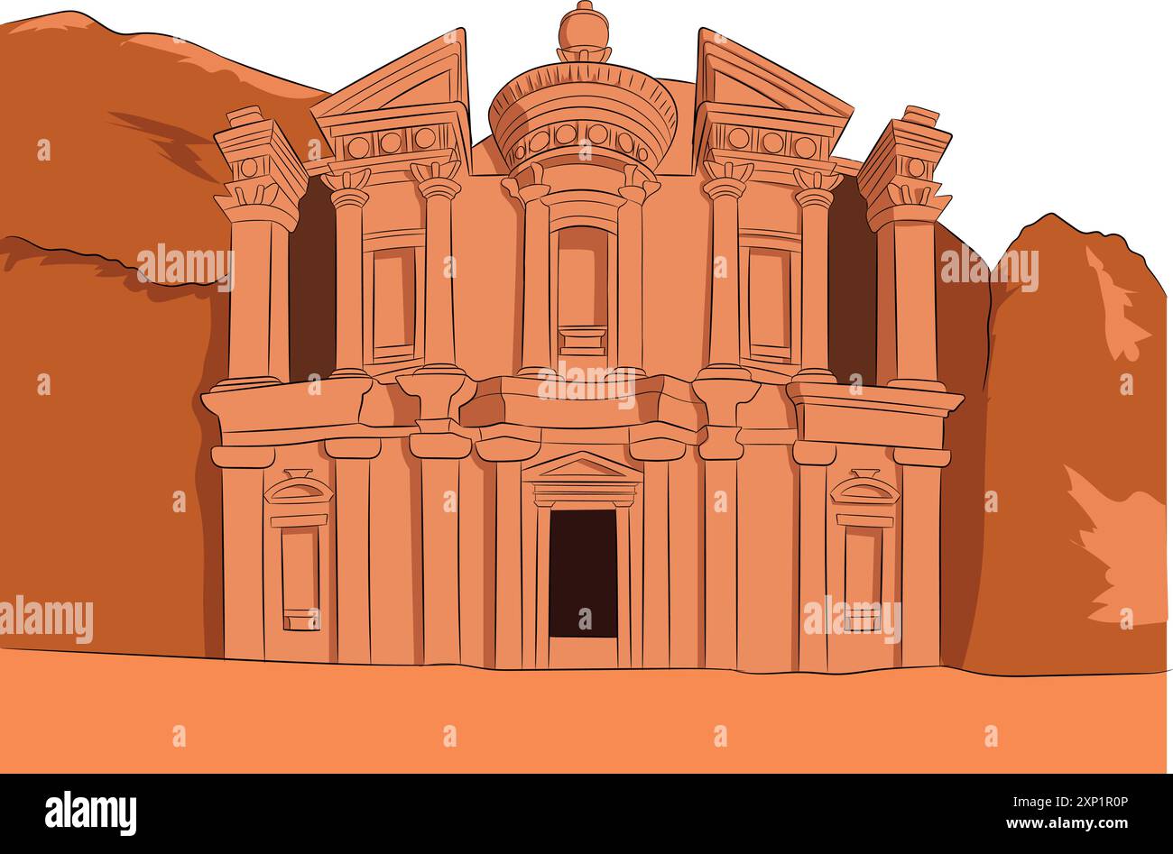 Vector image of petra image Stock Vector Image & Art - Alamy