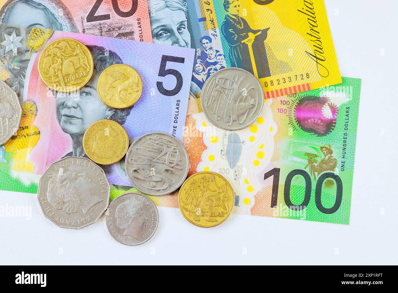 Australian national bank issues banknotes cash denominated with AUD ...