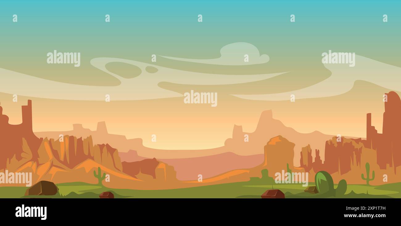 Mountain landscape rock formation Stock Vector Images - Alamy