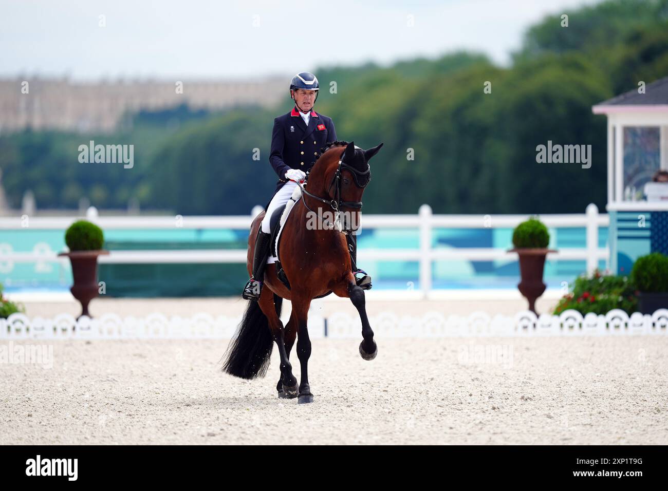 Great Britain's Carl Hester aboard Fame during the Dressage Team Grand ...