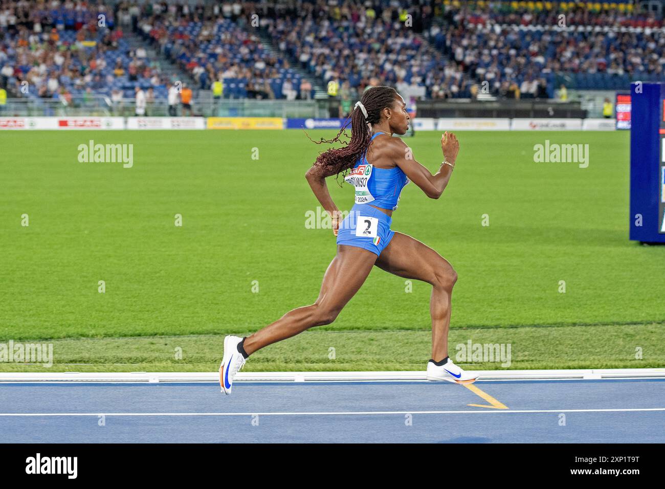 Ayomide Folorunso (Italy) during the 400m hurdles women final at ...