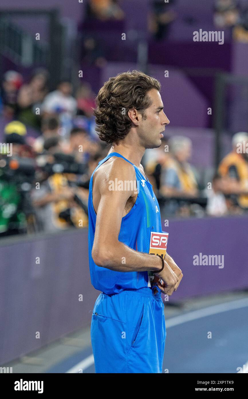 Gianmarco Tamberi (Italy), men's high jump gold medal at European ...