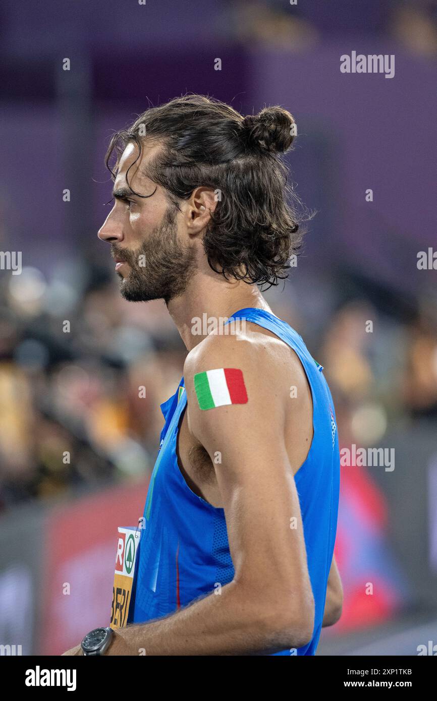 Gianmarco Tamberi (Italy), men's high jump gold medal at European ...