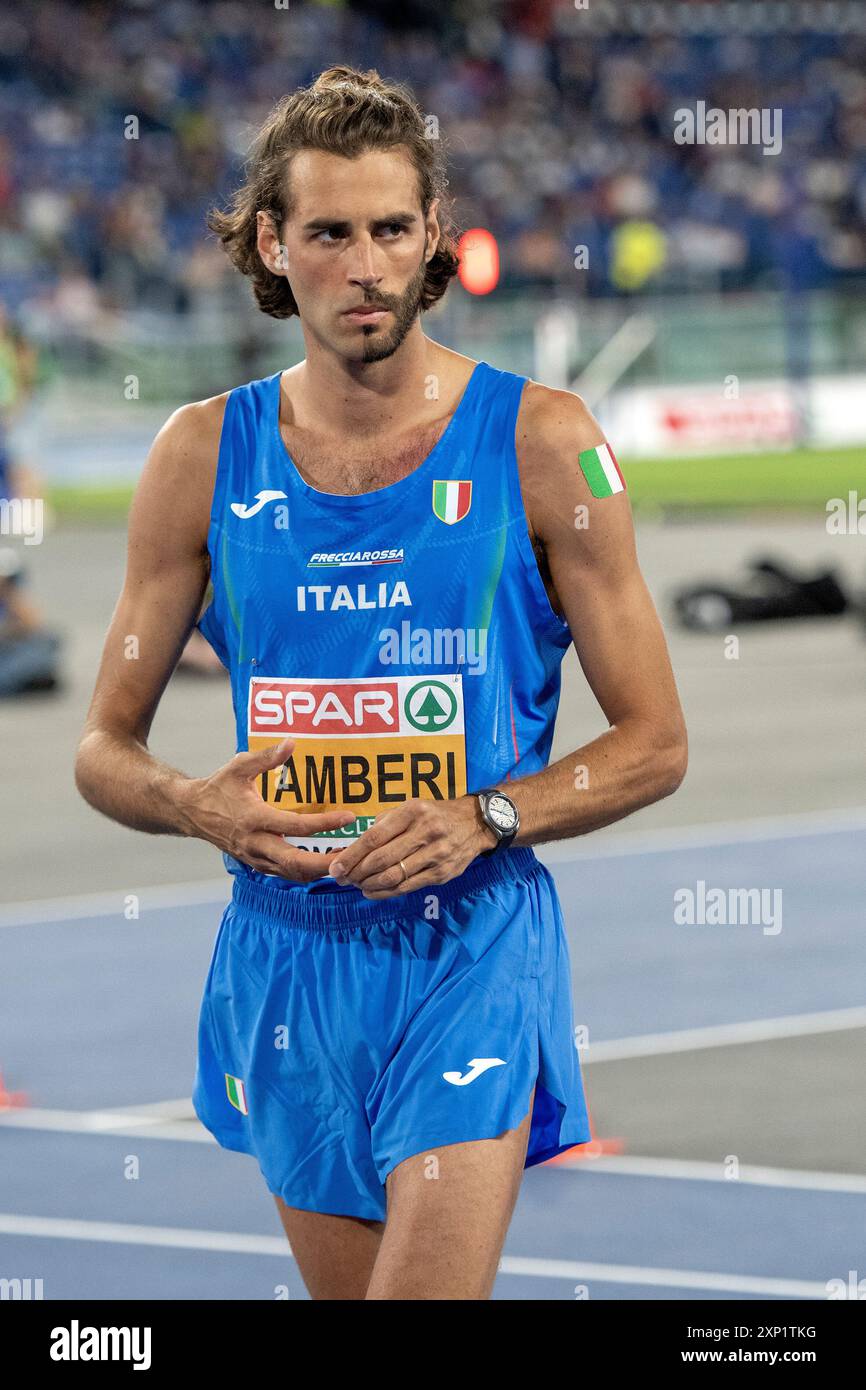 Gianmarco Tamberi (Italy), men's high jump gold medal at European ...