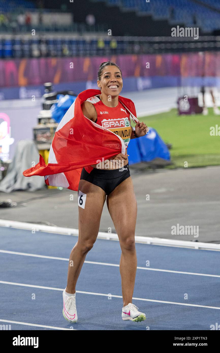 Mujinga kambundji (Switzerland), women's 200m gold medal at European ...