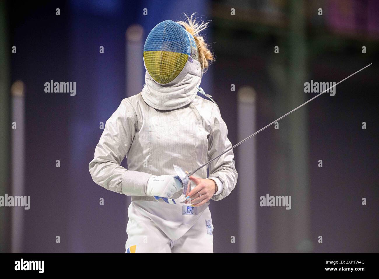 PARIS, FRANCE - 3 AUGUST, 2024: Fencing, Olympic Games 2024 Stock Photo ...