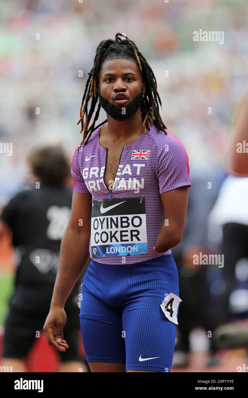 Emmanuel OYINBO-COKER (Great Britain), after competing in the Men's ...
