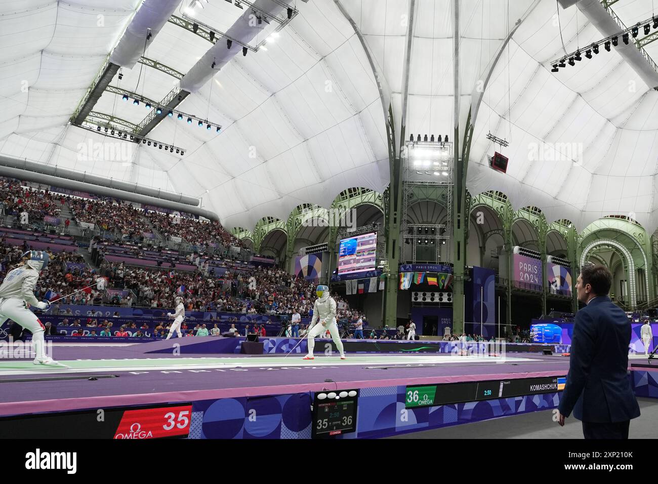 Paris, France. 03rd Aug, 2024. Olympic Games, Paris 2024, fencing ...