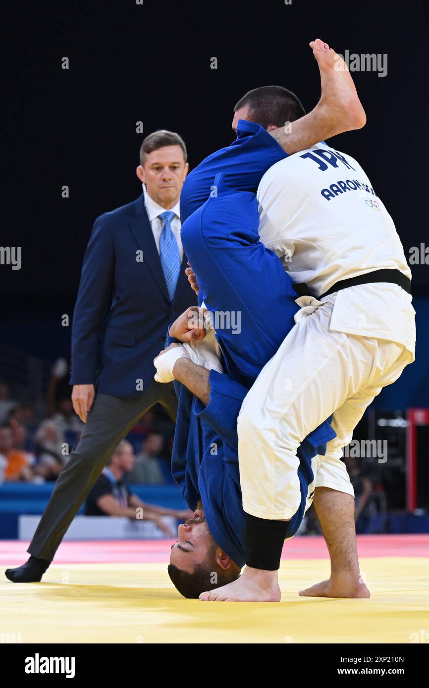 Paris, France. 03rd Aug, 2024. Olympics, Paris 2024, team, mixed, semi ...