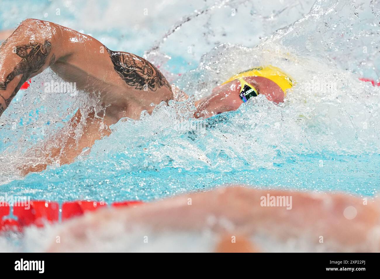 Paris, France. 03rd Aug, 2024. Kyle Chalmers of Australia, in action at ...