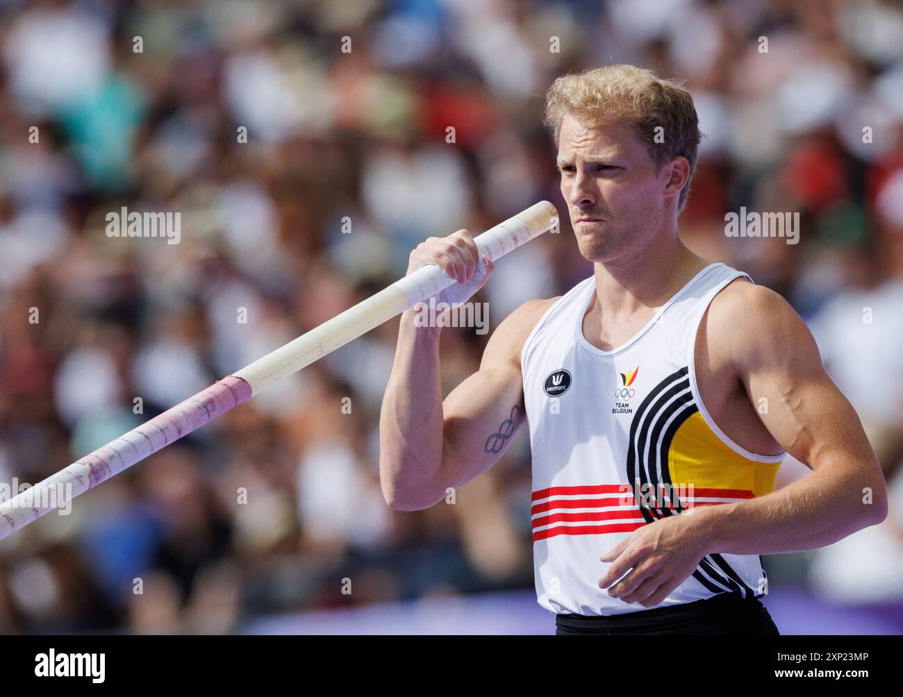 Paris, France. 03rd Aug, 2024. Belgian athlete Ben Broeders pictured ...