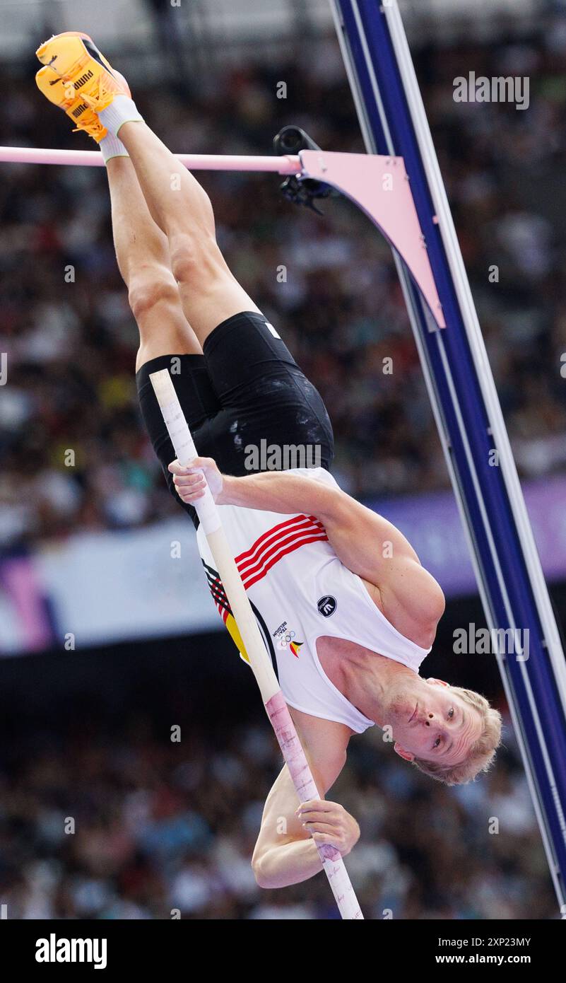 Paris, France. 03rd Aug, 2024. Belgian athlete Ben Broeders pictured in ...