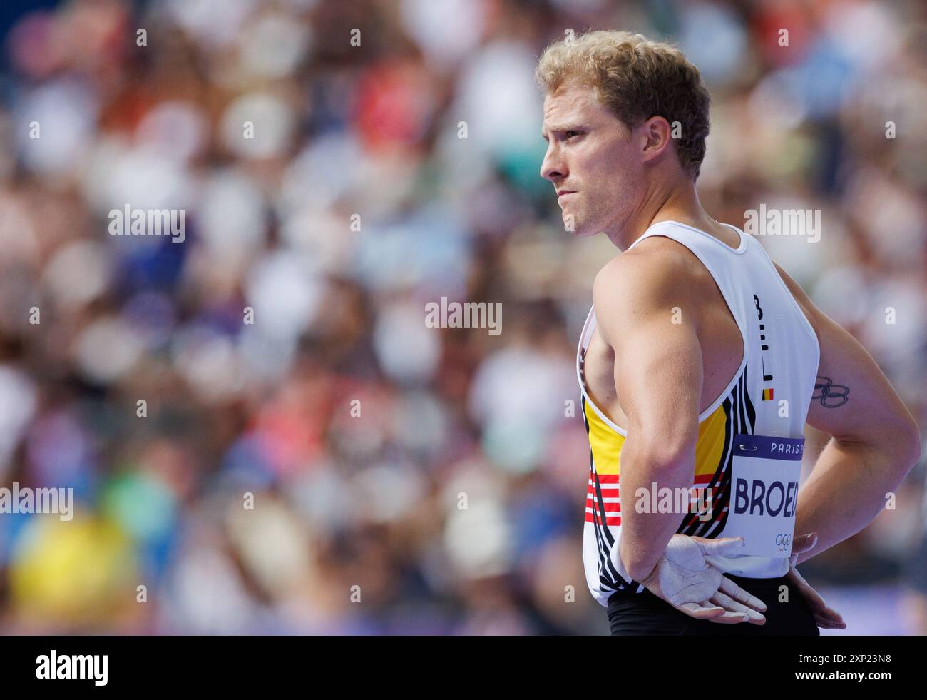 Paris, France. 03rd Aug, 2024. Belgian athlete Ben Broeders pictured ...