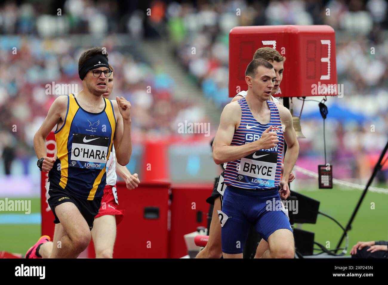 Kieran O'HARA (Great Britain), Steven BRYCE (Great Britain), competing ...