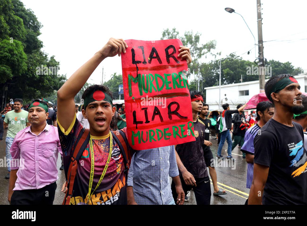 August 3, 2024, Dhaka, Dhaka, Bangladesh: Demonstrators of all classes ...