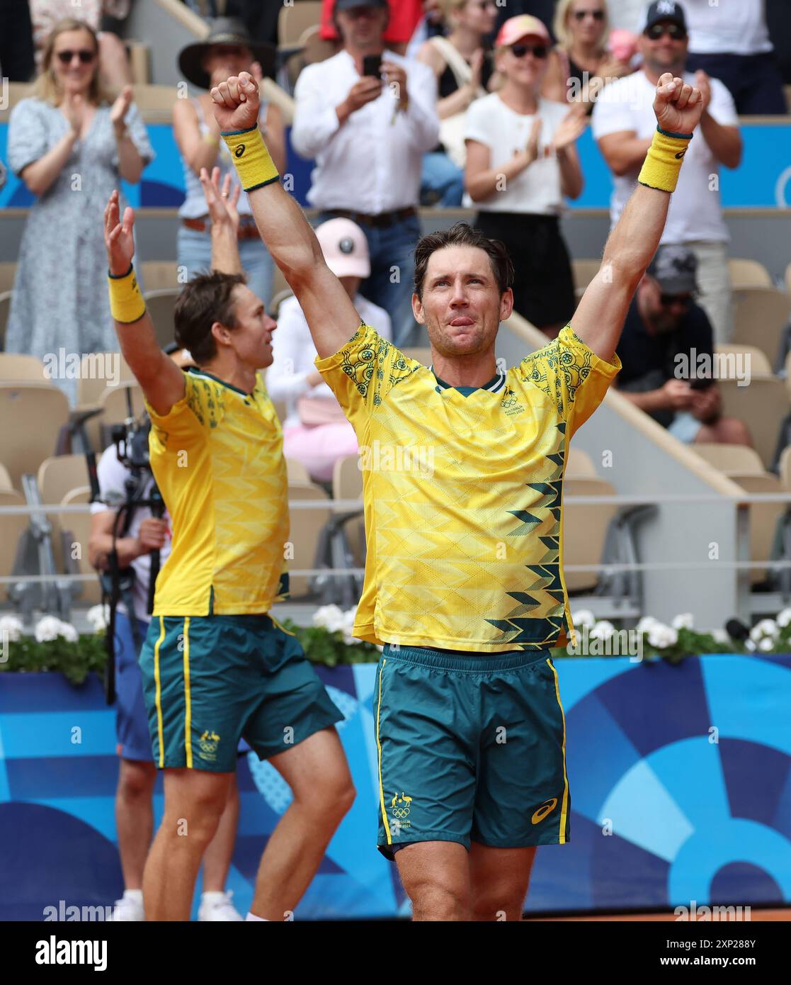 Paris, France. 03rd Aug, 2024. Australia's Matthew Ebden and John Peers ...