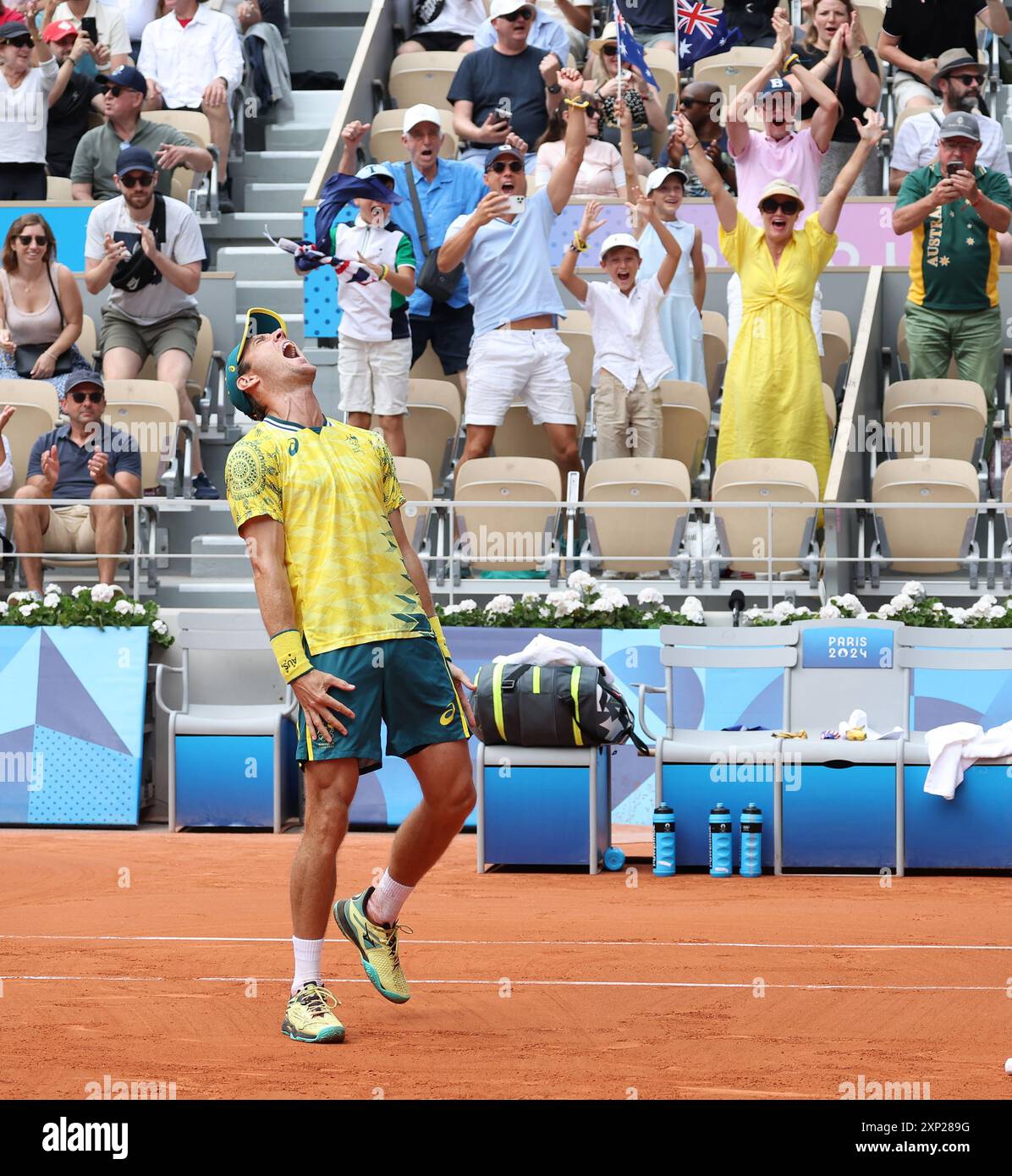 Paris, France. 03rd Aug, 2024. Australia's Matthew Ebden and John Peers ...