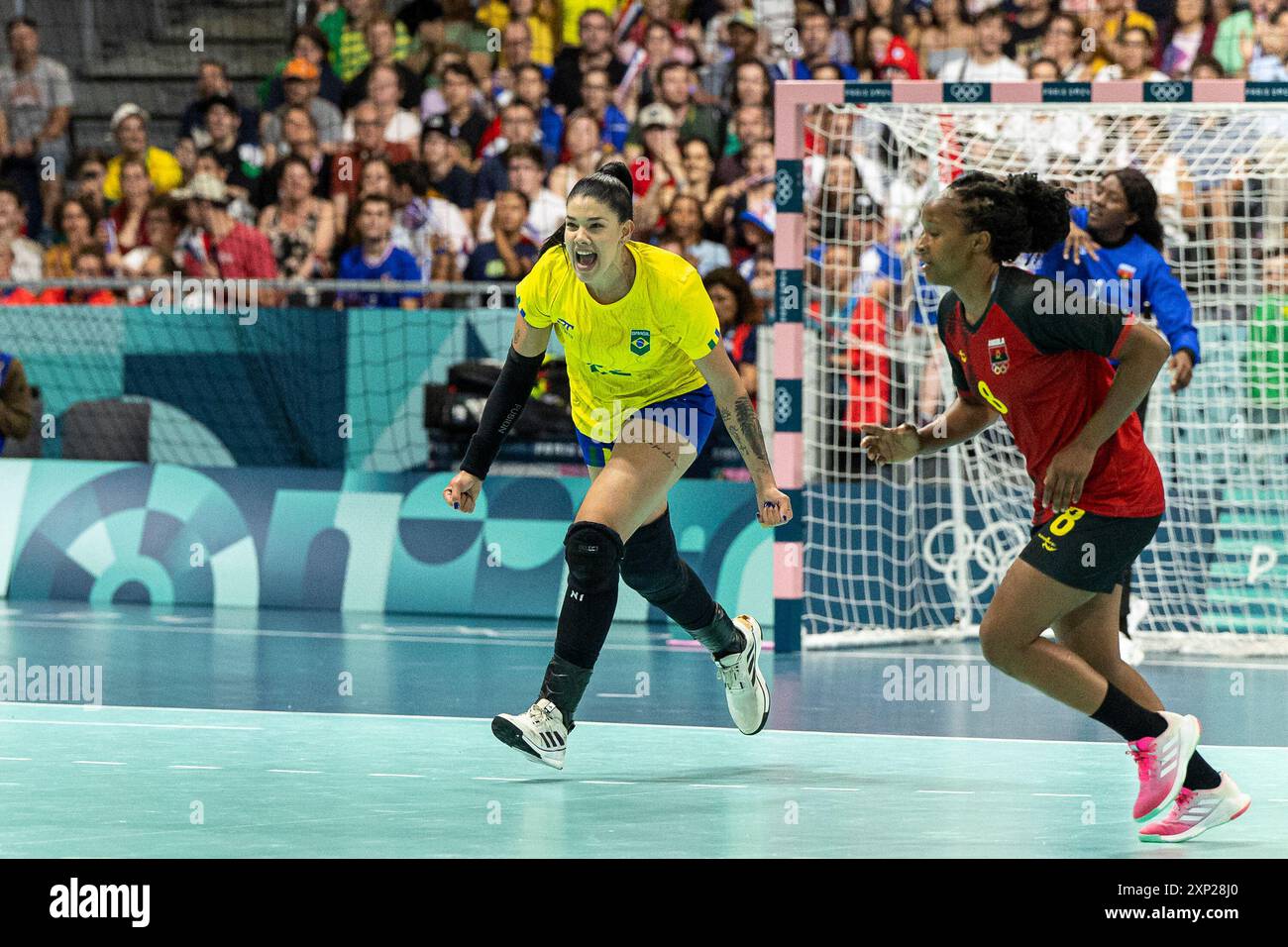 PARIS, IF - 03.08.2024: BRAZIL X ANGOLA WOMEN'S HANDBALL - Last game of ...
