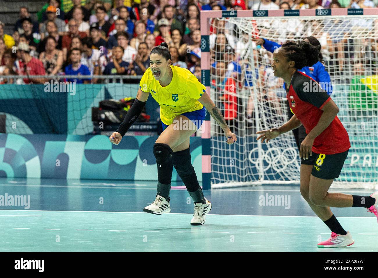 PARIS, IF - 03.08.2024: BRAZIL X ANGOLA WOMEN'S HANDBALL - Last game of ...