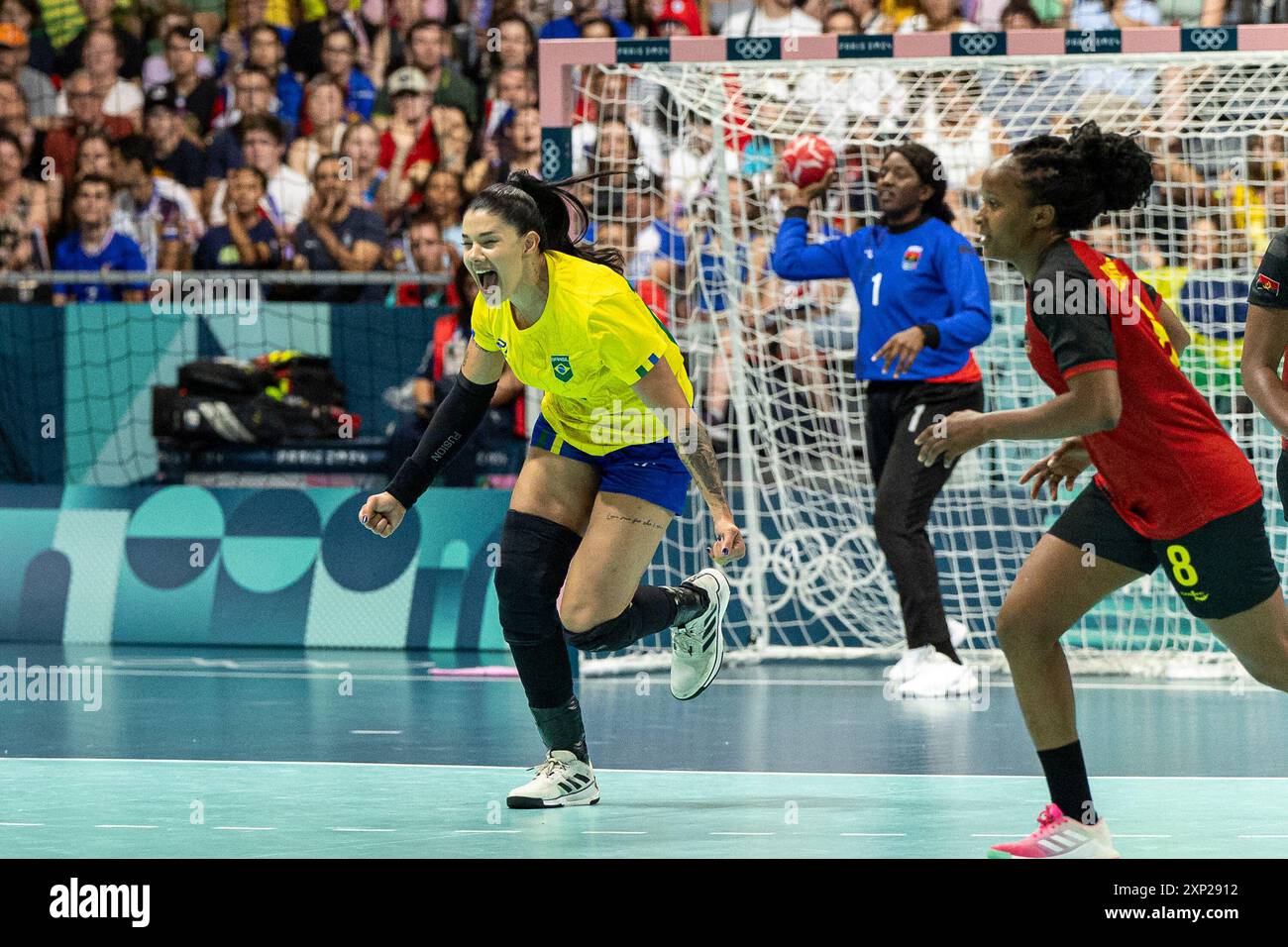 PARIS, IF - 03.08.2024: BRAZIL X ANGOLA WOMEN'S HANDBALL - Last game of ...