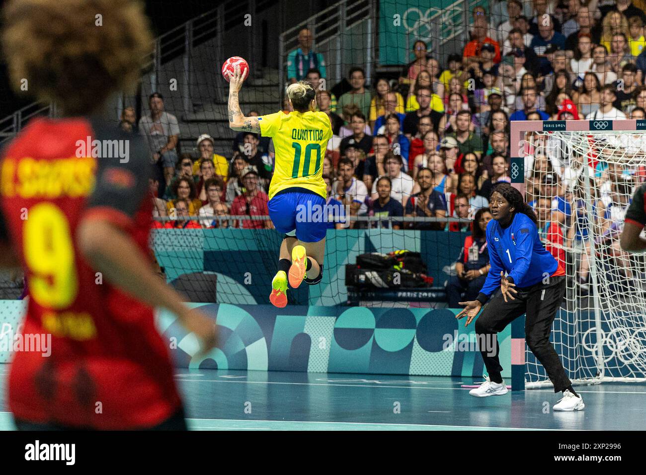 PARIS, IF - 03.08.2024: BRAZIL X ANGOLA WOMEN'S HANDBALL - Last game of ...
