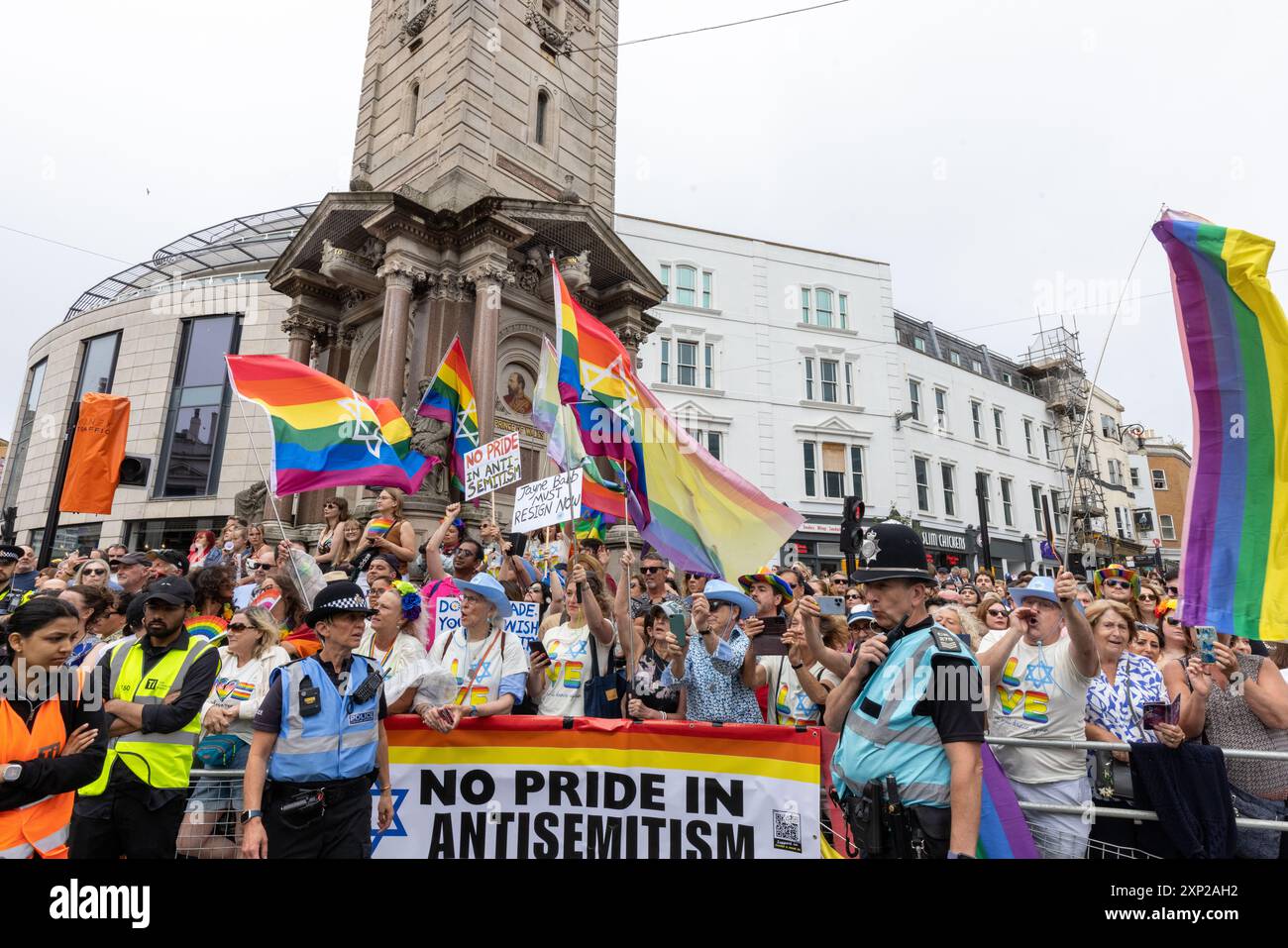 Brighton, City of Brighton, East Sussex, UK. Brighton Pride parade on ...