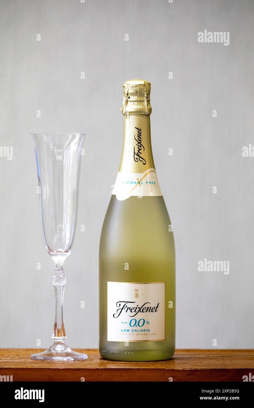 Freixenet Spanish non-alcoholic sparkling wine Stock Photo - Alamy