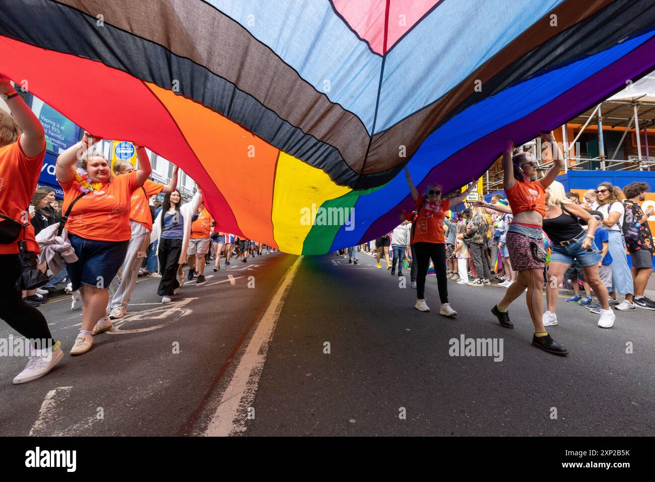 Brighton, City of Brighton, East Sussex, UK. Brighton Pride parade on ...
