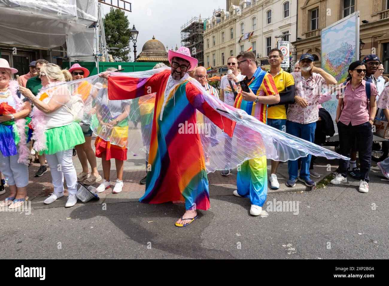 Brighton, City of Brighton, East Sussex, UK. Brighton Pride parade on ...