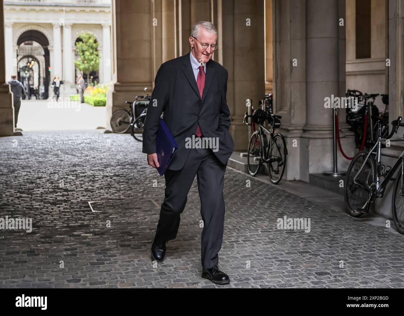 Hilary Benn, Northern Ireland Secretary, MP Leeds South walks through ...