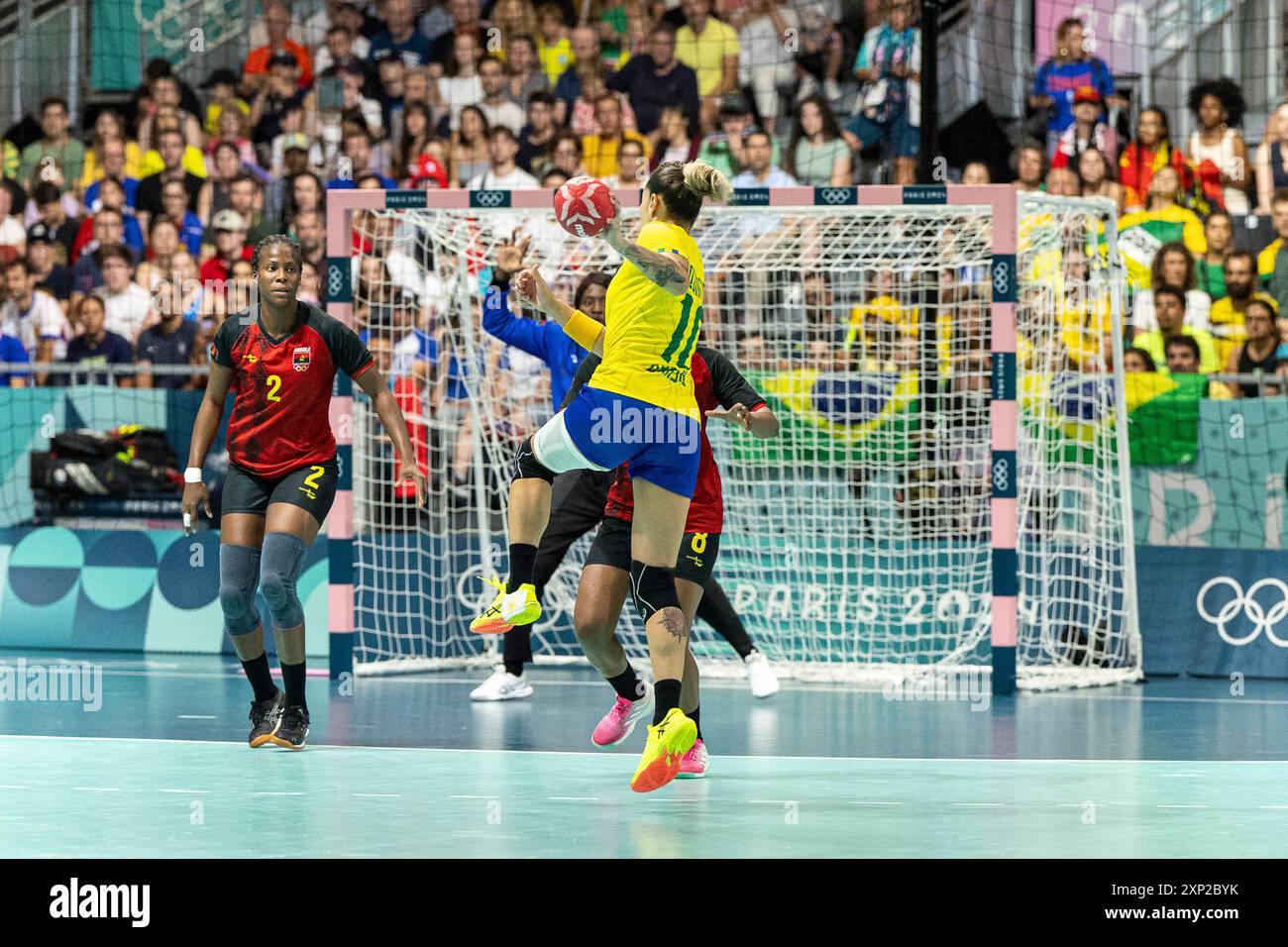 PARIS, IF - 03.08.2024: BRAZIL X ANGOLA WOMEN'S HANDBALL - Last game of ...