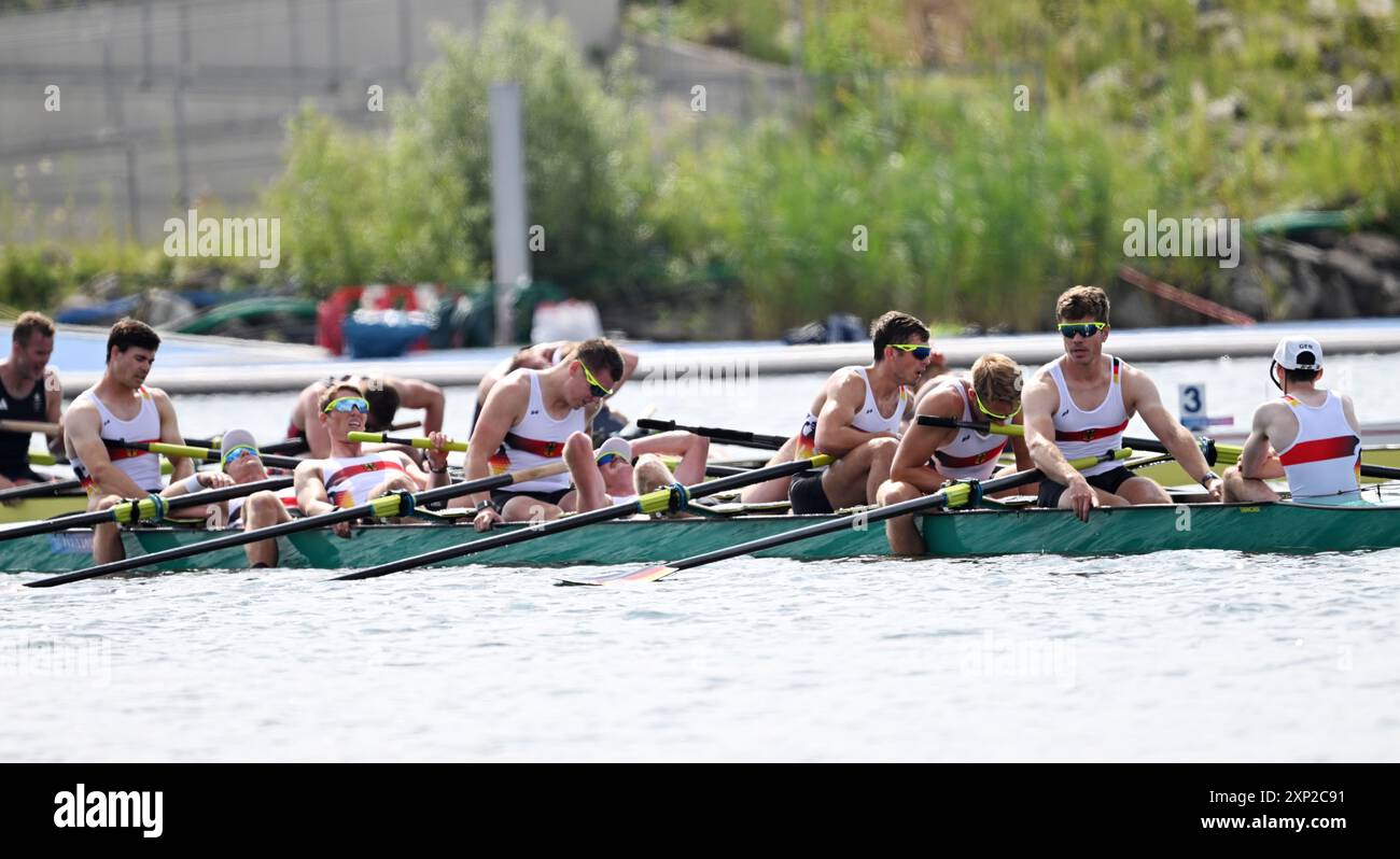 Vaires Sur Marne, France. 03rd Aug, 2024. Olympics, Paris 2024, Rowing ...