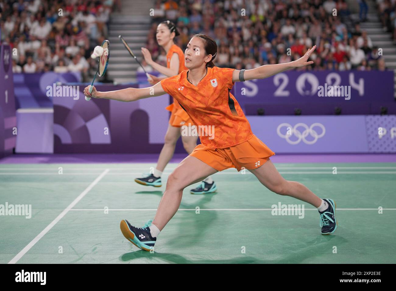 Japan's Nami Matsuyama and Chiharu Shida play against Malaysia's Pearly Tan and Muralitharan ...