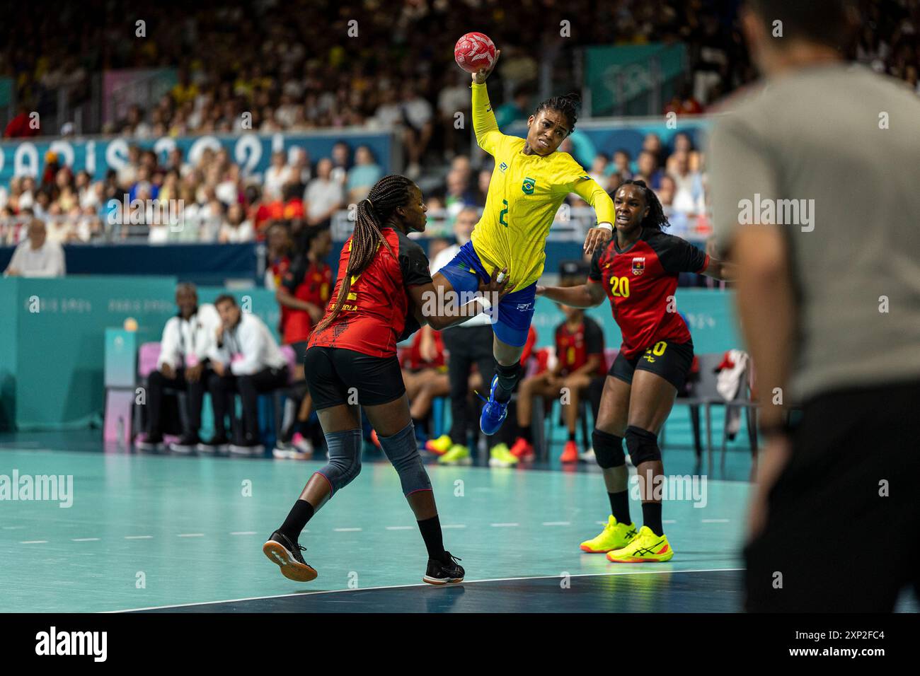 PARIS, IF - 03.08.2024: BRAZIL X ANGOLA WOMEN'S HANDBALL - Last game of ...