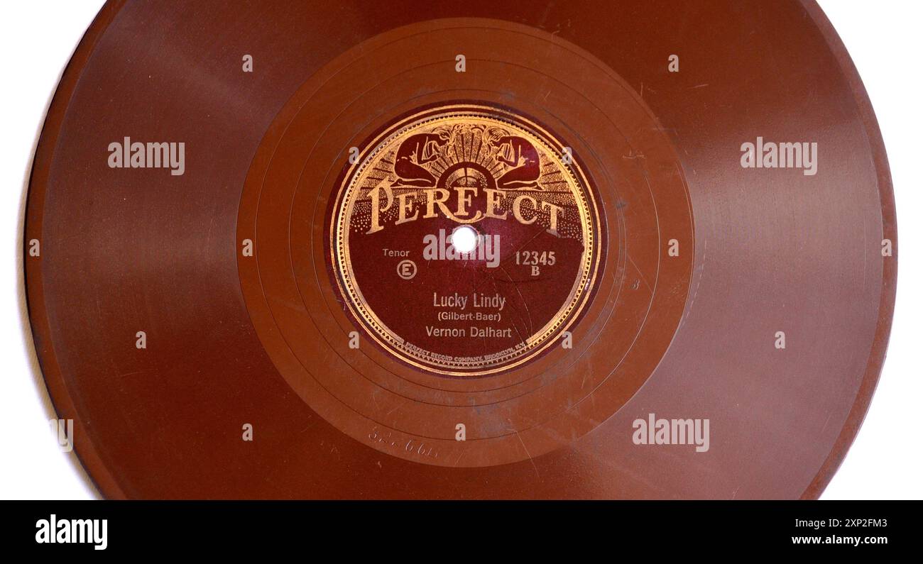 A 1927 recording of the song "Lucky Lindy" by Vernon Dalhart. The song ...